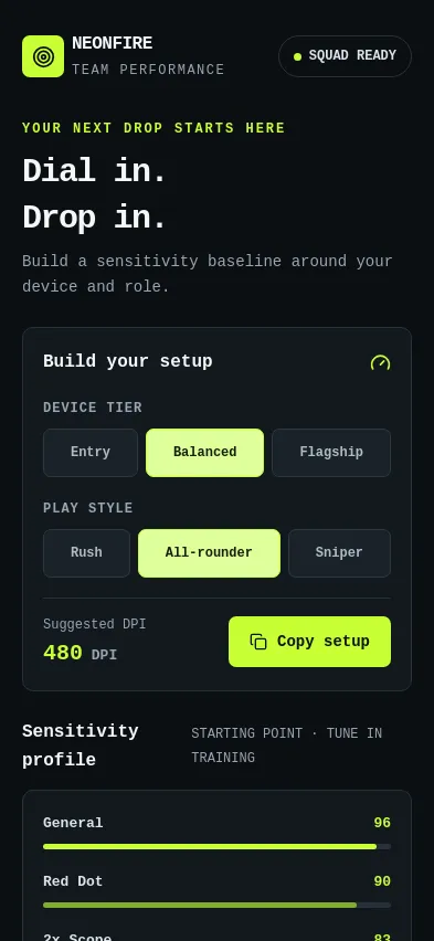 NeonFire Game Optimizer
