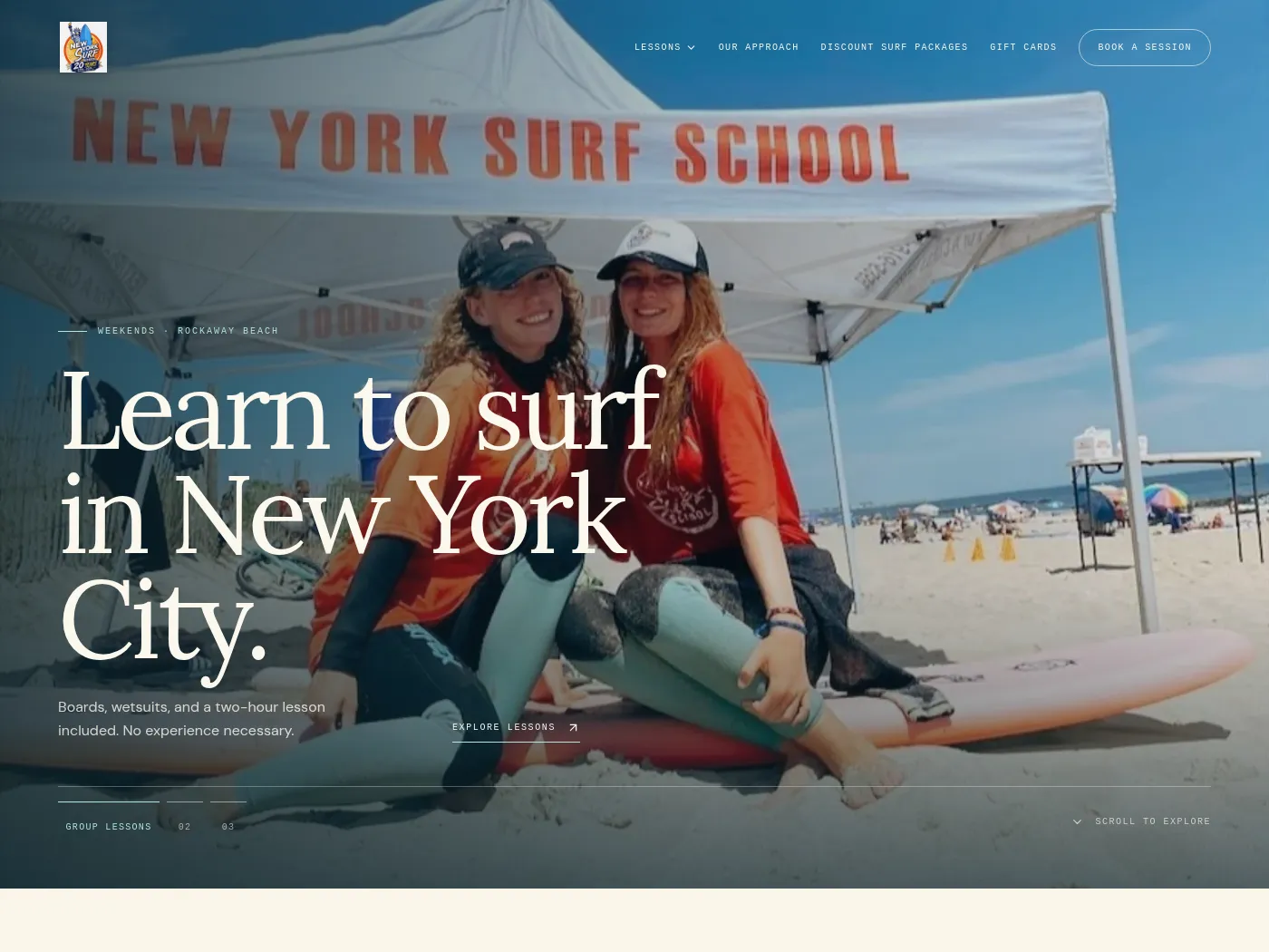 NY Surf School Site