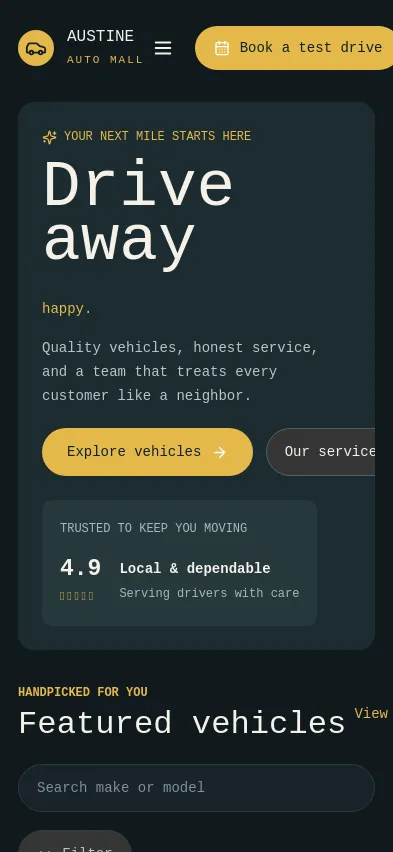 Austine Auto Mall App