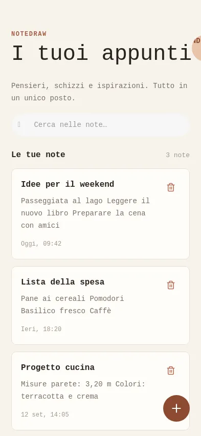 NoteDraw Android App