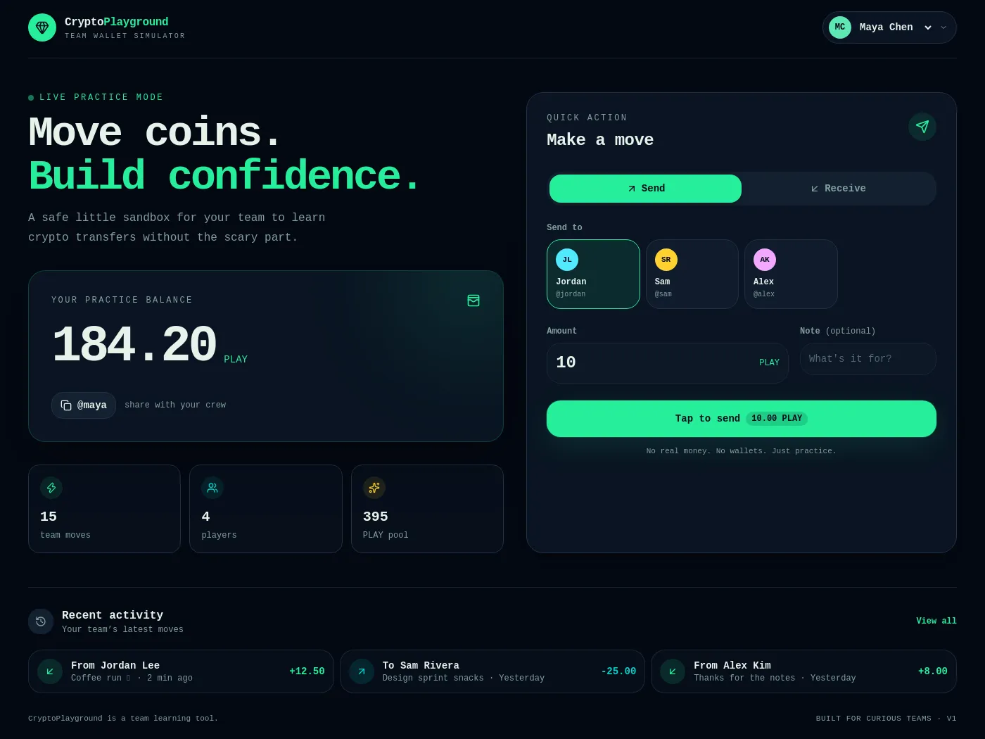 CryptoPlayground Wallet