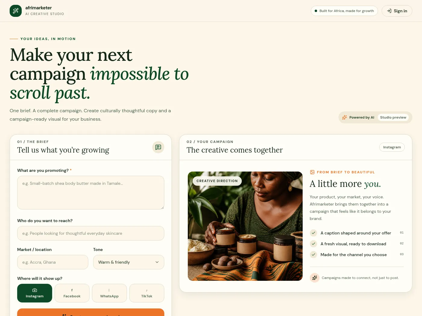 Afrimarketer AI Suite
