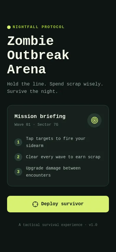 Zombie Outbreak Arena