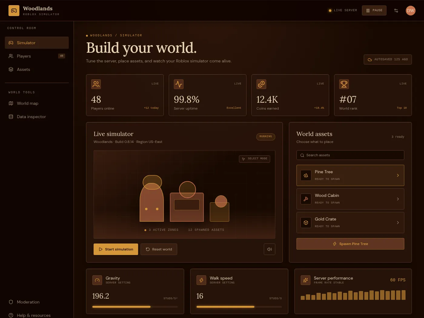 Darkwood Interface
