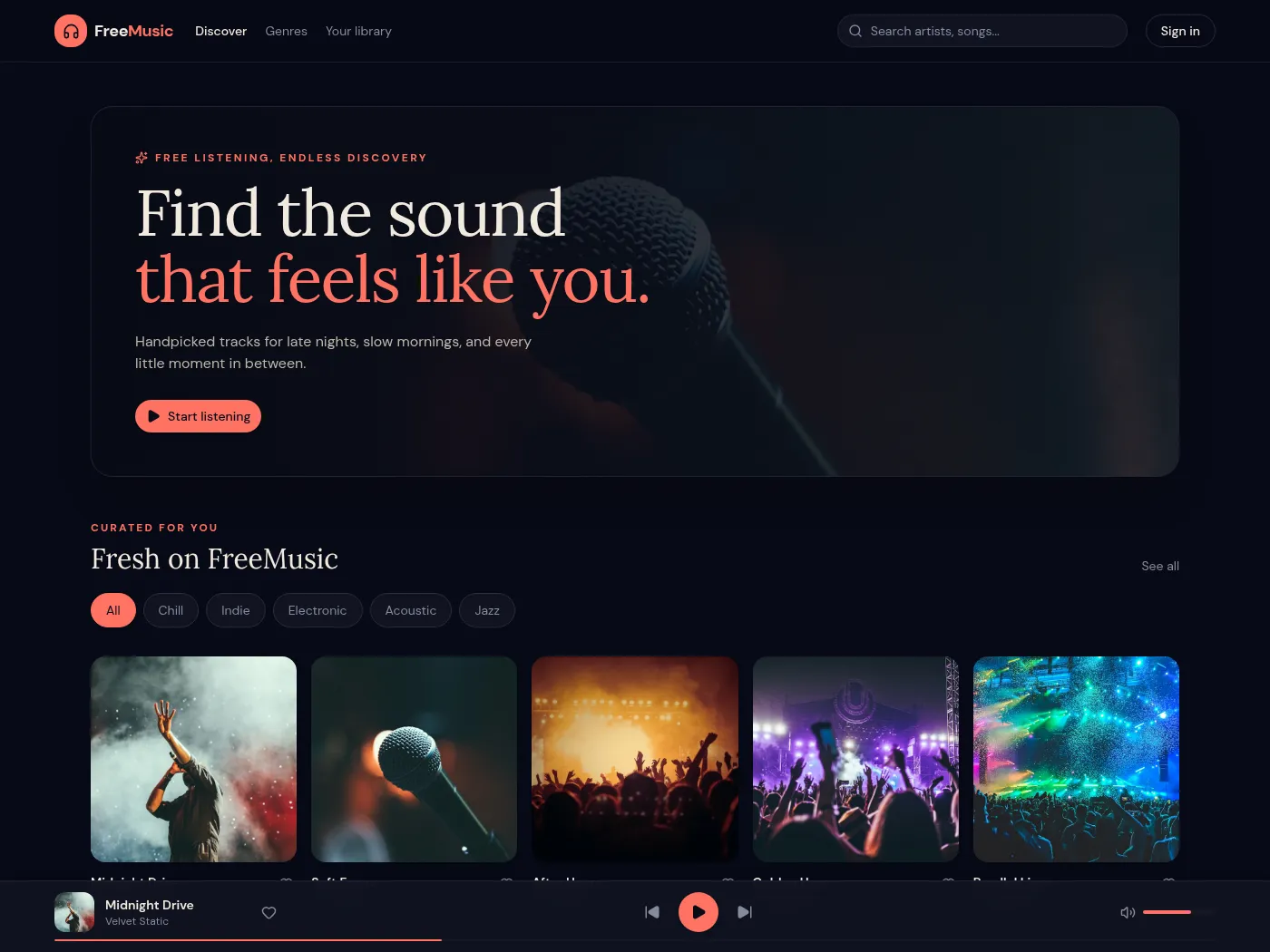 FreeMusic Stream