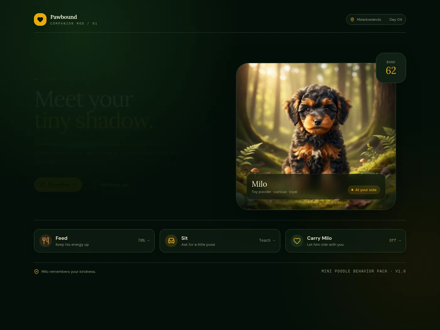 Poodle Pet Mod