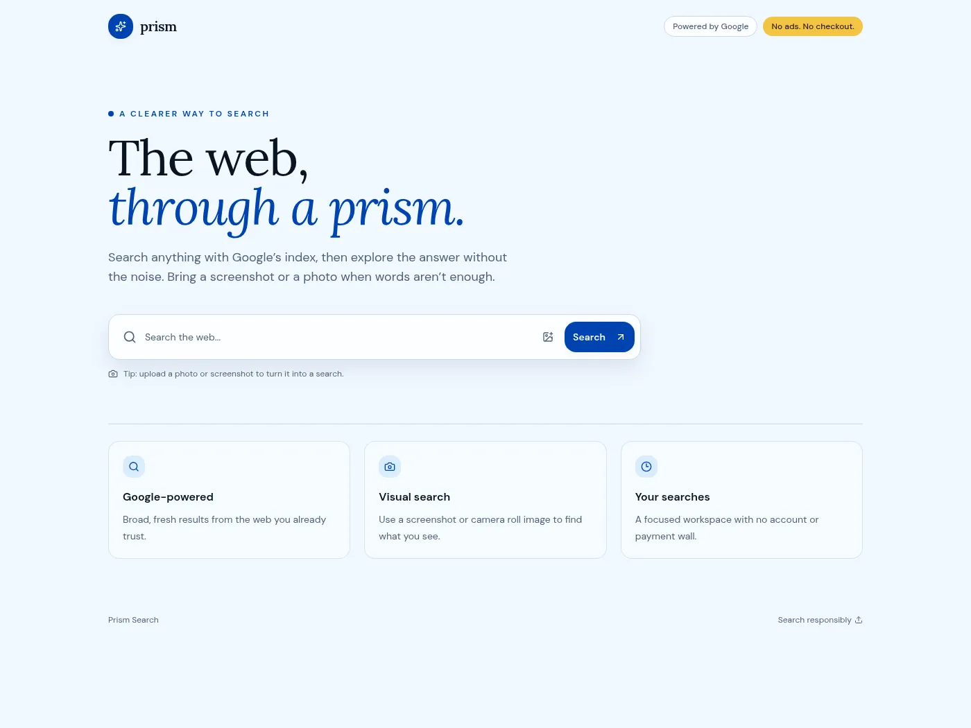 Prism Google Browser