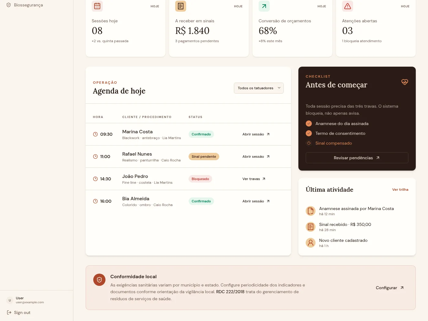 Tattoo Studio Manager PRO