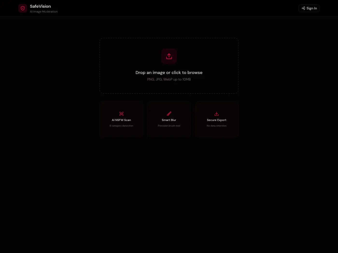 SafeVision AI Editor