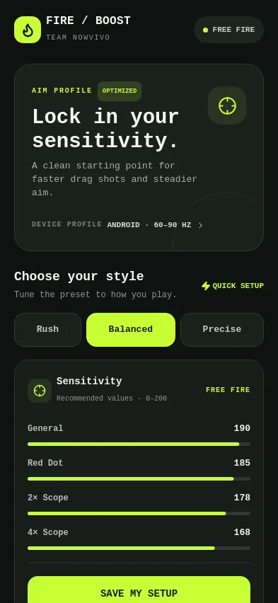 Neon Fire Boost