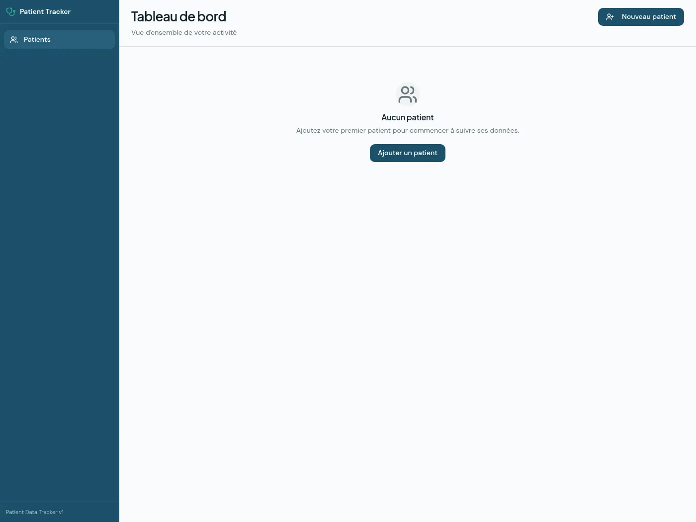 Patient Data Tracker