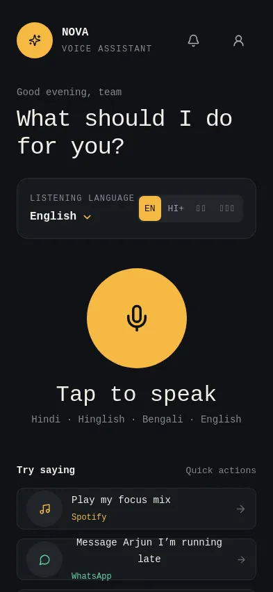Polyglot Voice AI Assistant