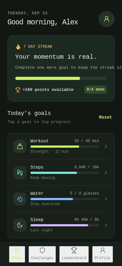 FitPlay Challenge App
