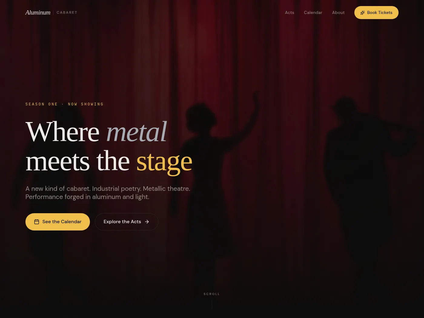 Aluminum Cabaret Showcase