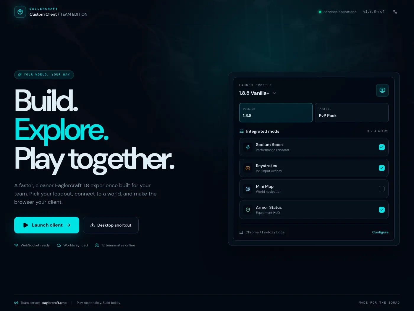 Eaglercraft Custom Client