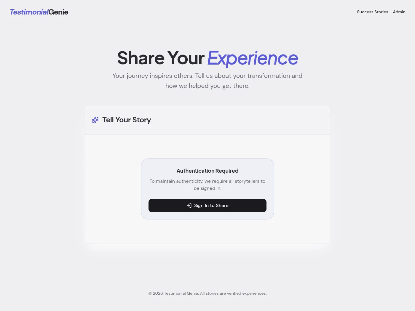 Testimonial Genie
