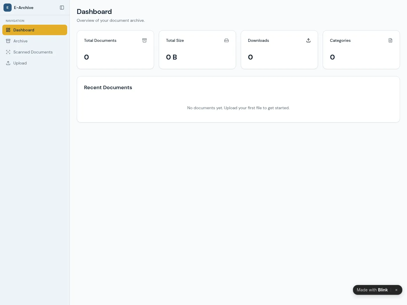 E-Archive System