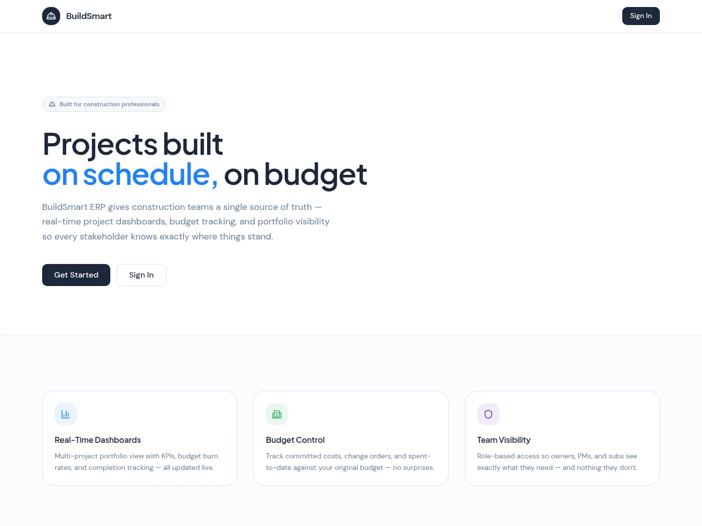 BuildSmart ERP