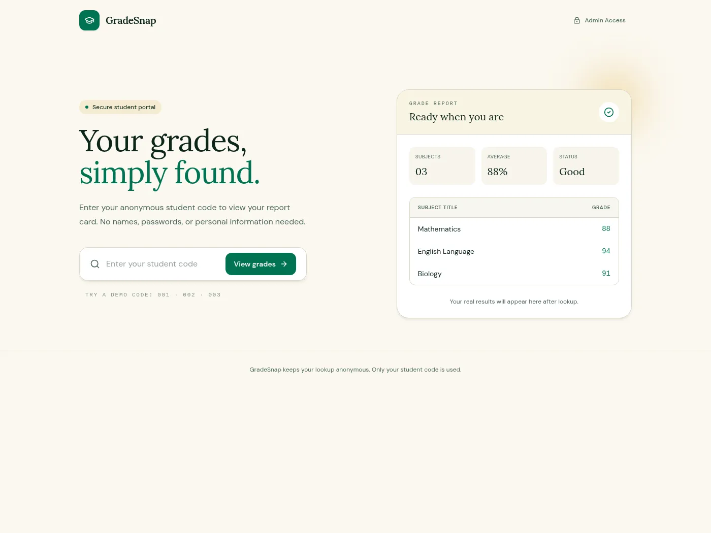 GradeSnap