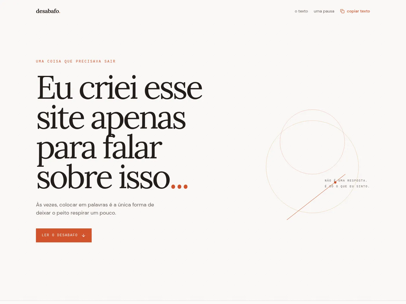 Desabafo Online