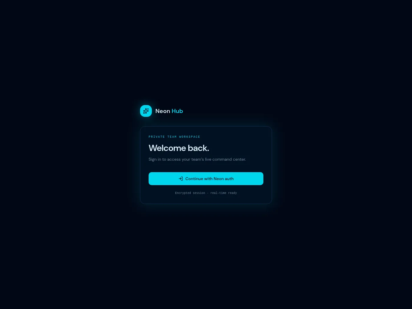 Neon Chatbot Hub