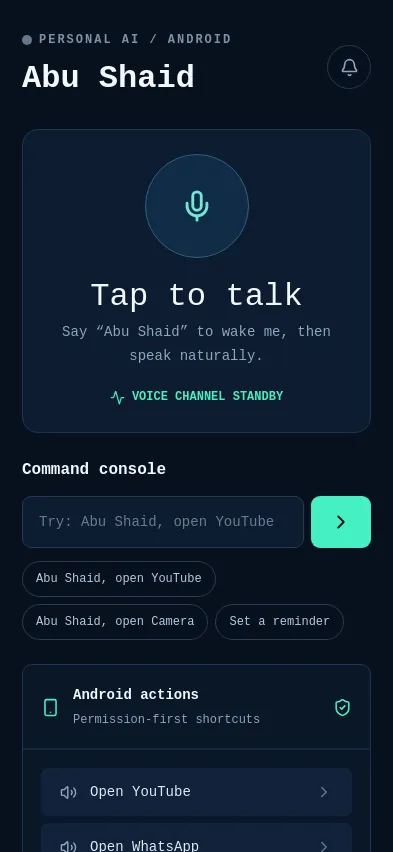 Abu Shaid AI Assistant