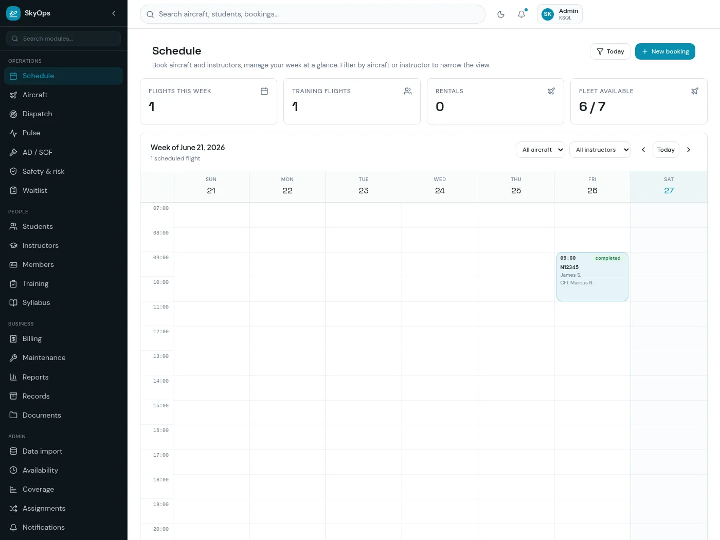 SkyOps Dashboard