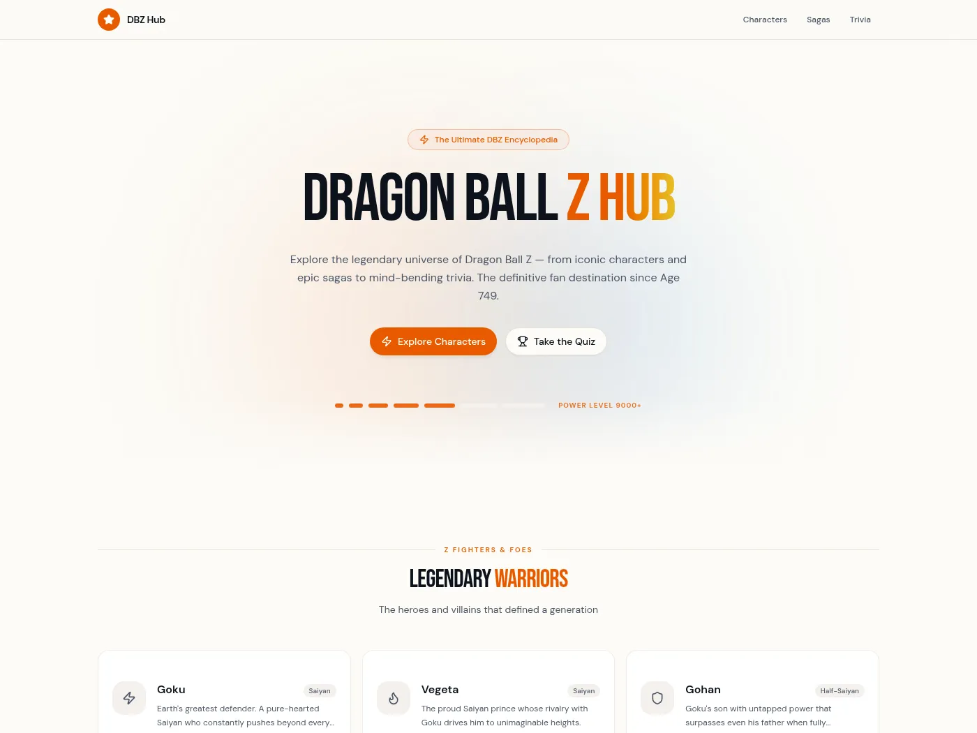 Dragon Ball Z Hub
