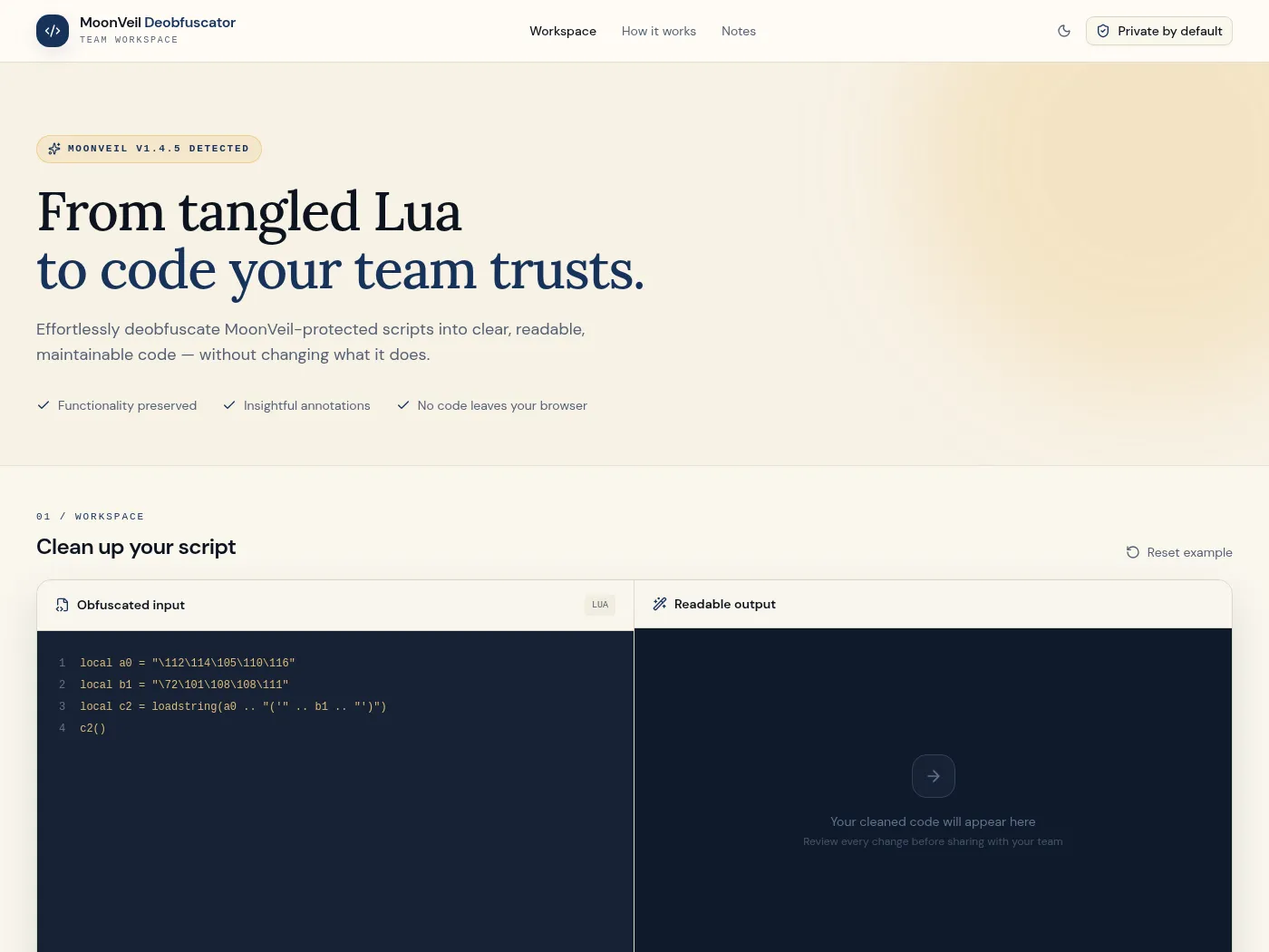 Lua Deobfuscator Pro