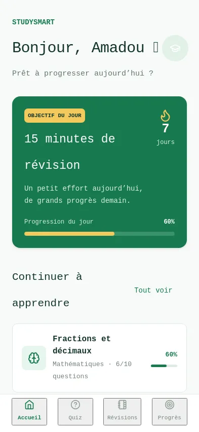 StudySmart Mobile