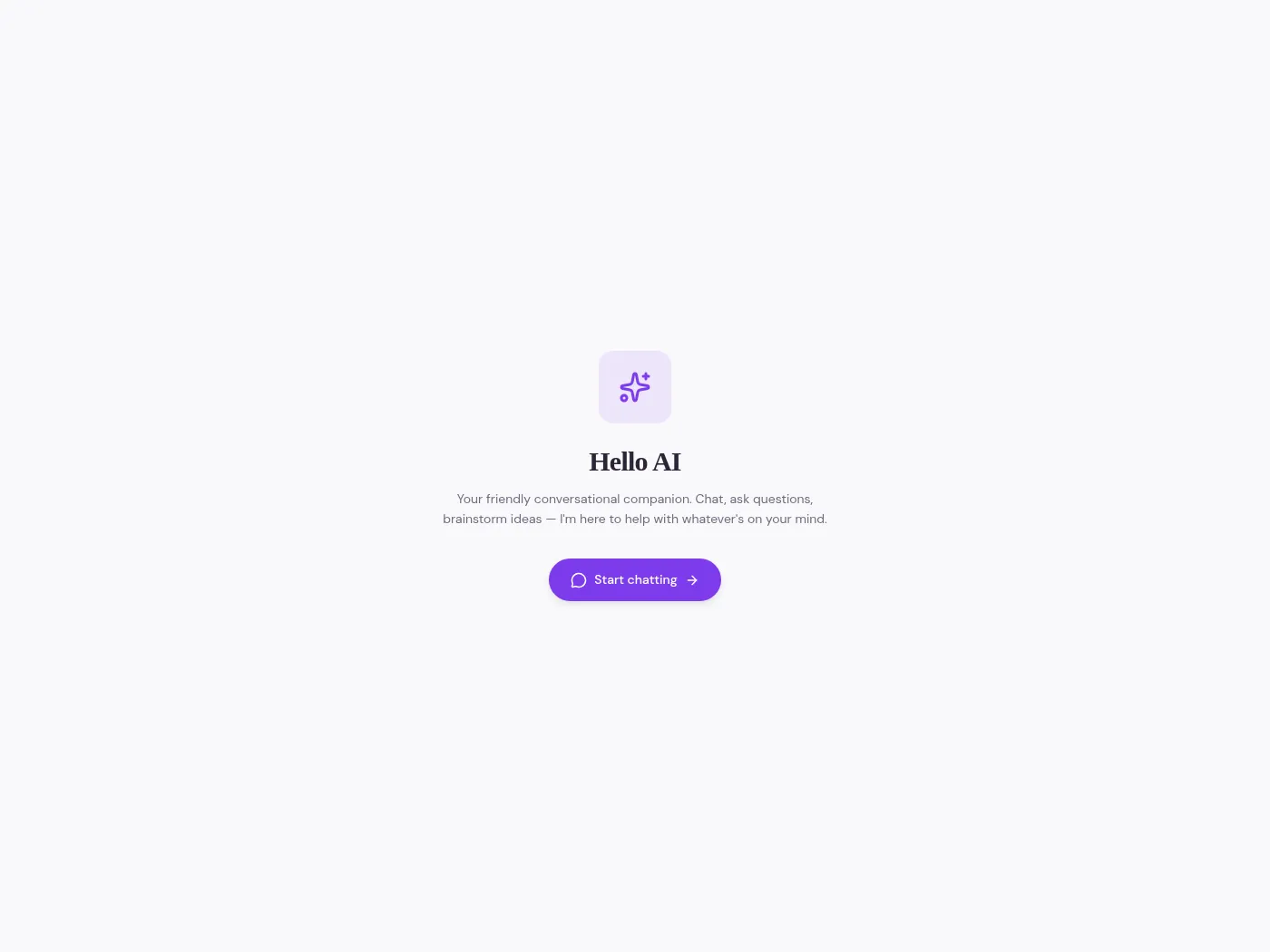 Hello AI Companion