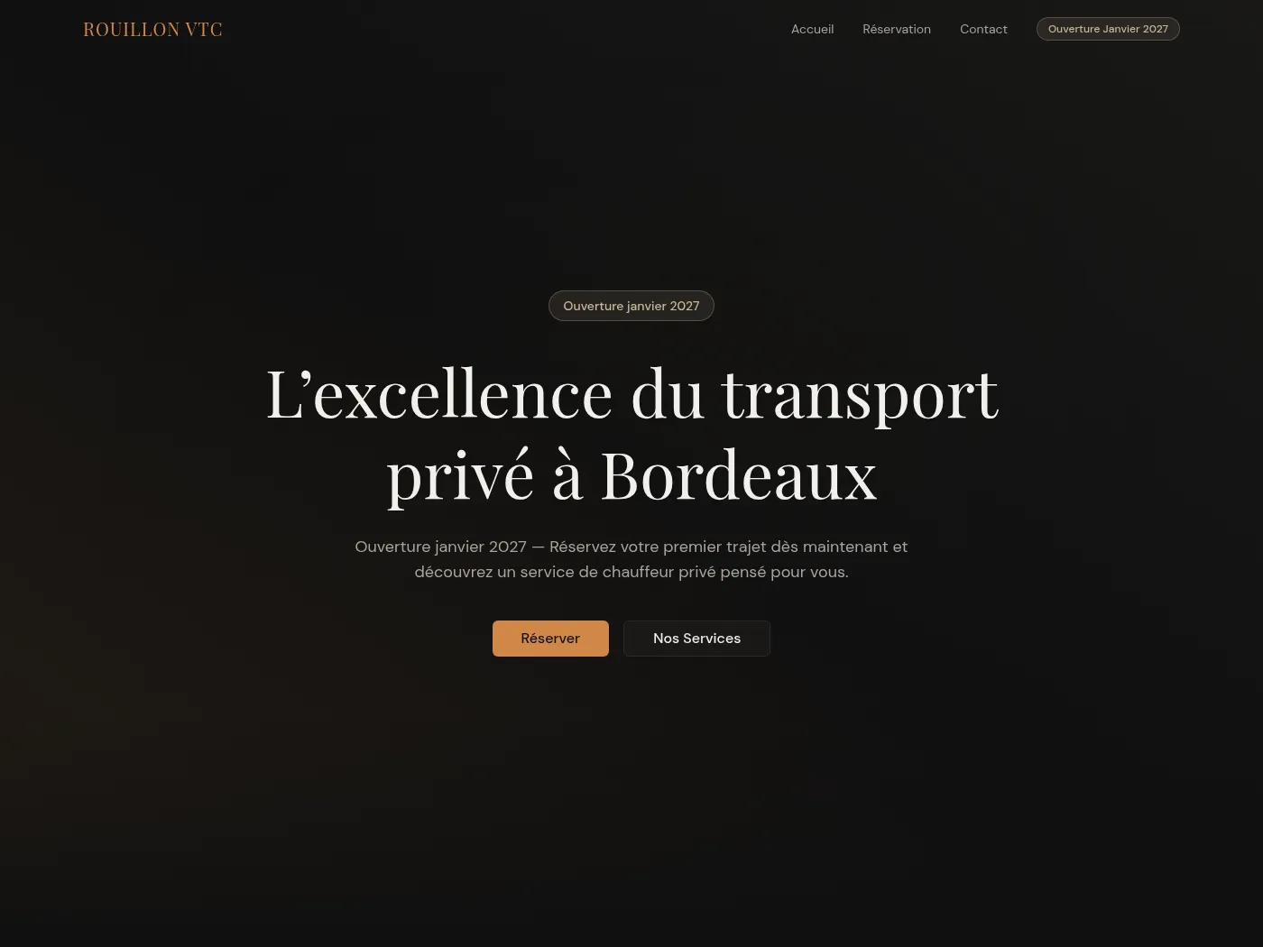 Rouillon VTC Bordeaux Site
