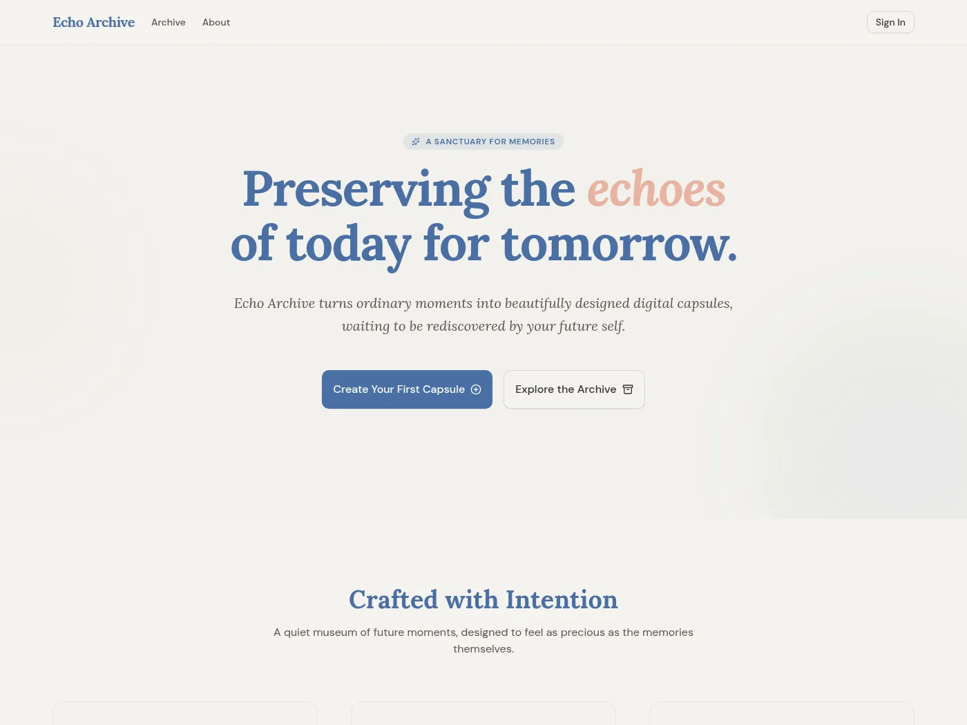 Echo Archive Studio