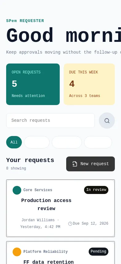 SPem Requester