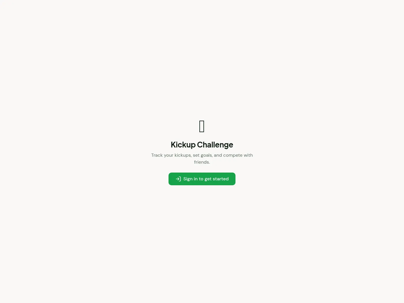 Kickup Challenge Tracker