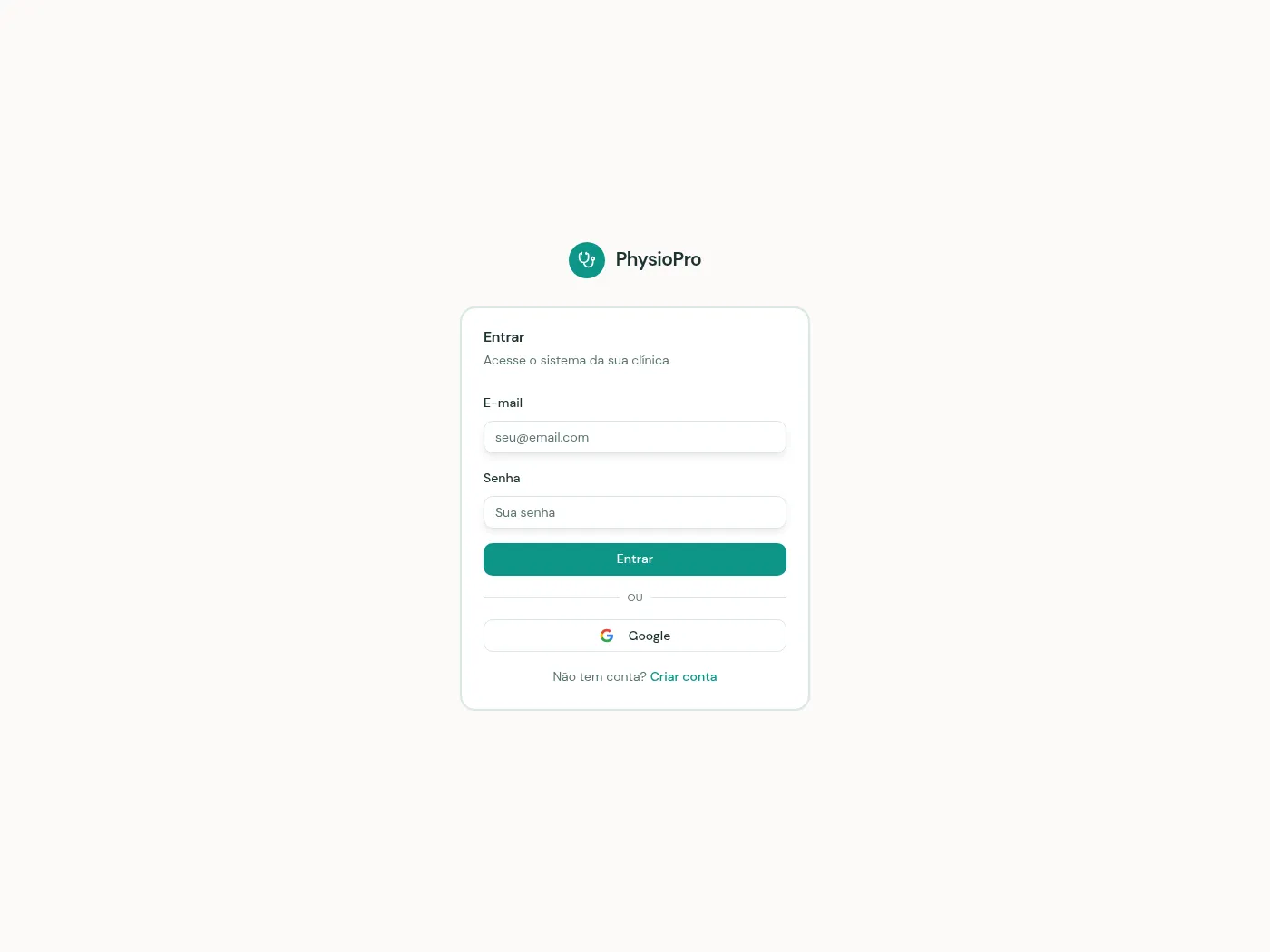 PhysioPro Clinic Manager
