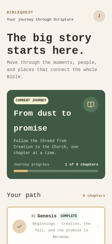 BibleQuest Journey App