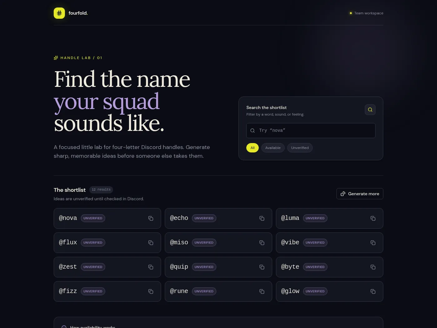 Discord Name Finder