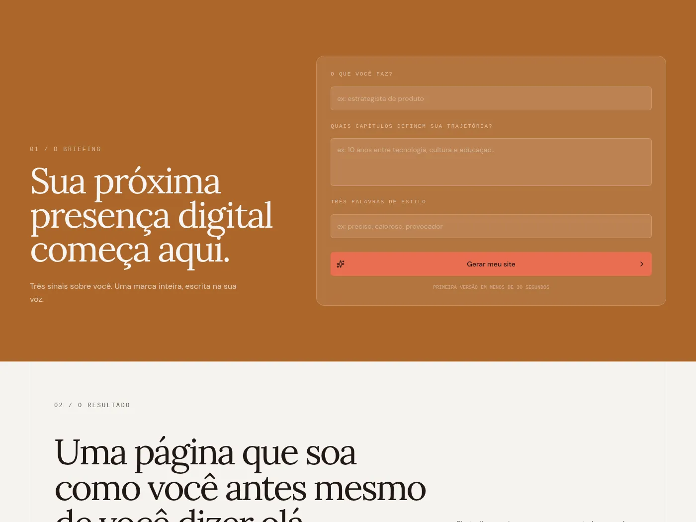 Personal Brand Generator