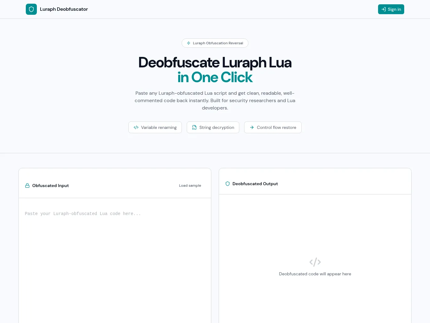 Luraph Deobfuscator