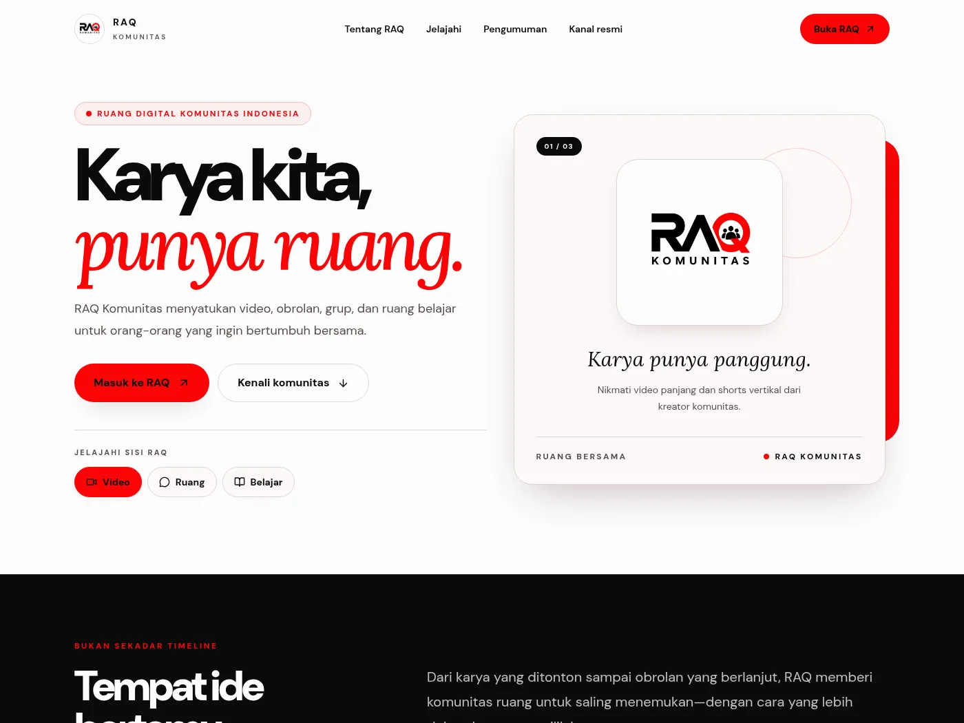 Raq Community Hub