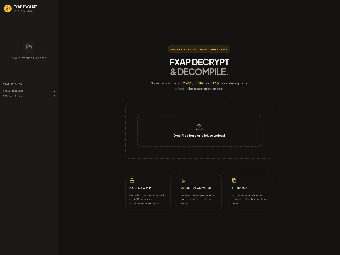FXAP Decrypt & Decompile Toolkit (Remix)