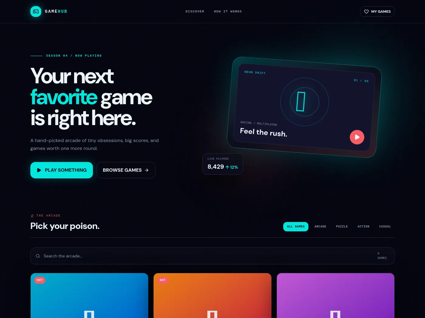 GameHub Online