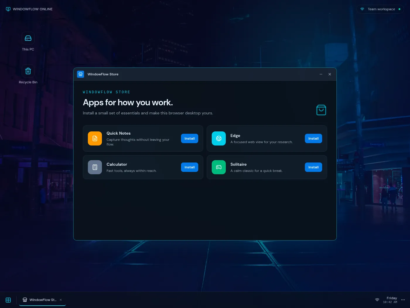 WindowFlow Online OS