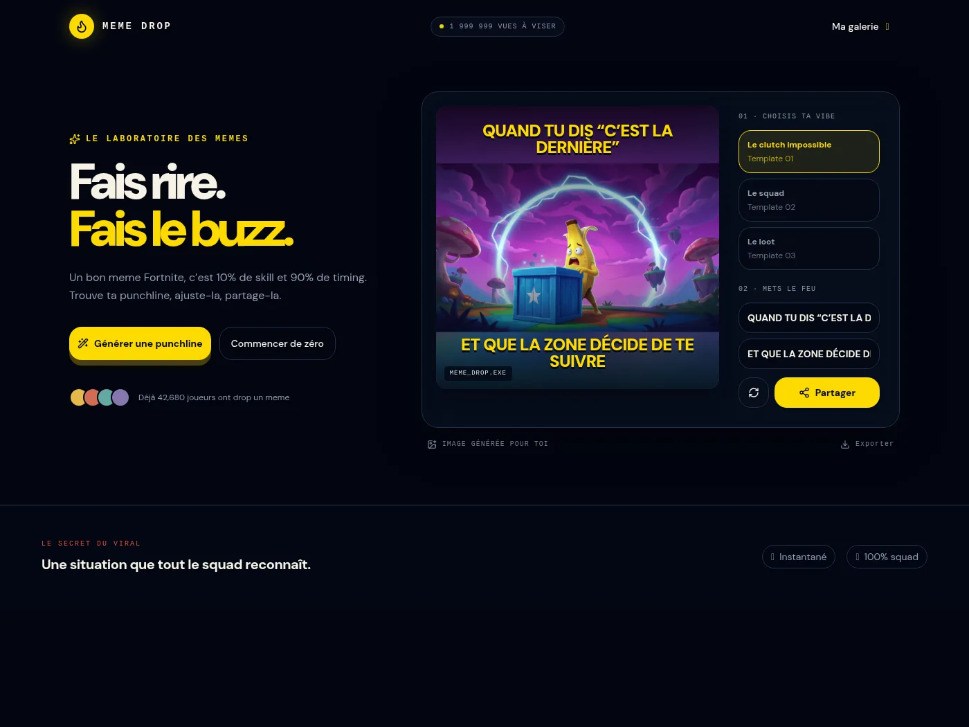 Fortnite Meme Generator