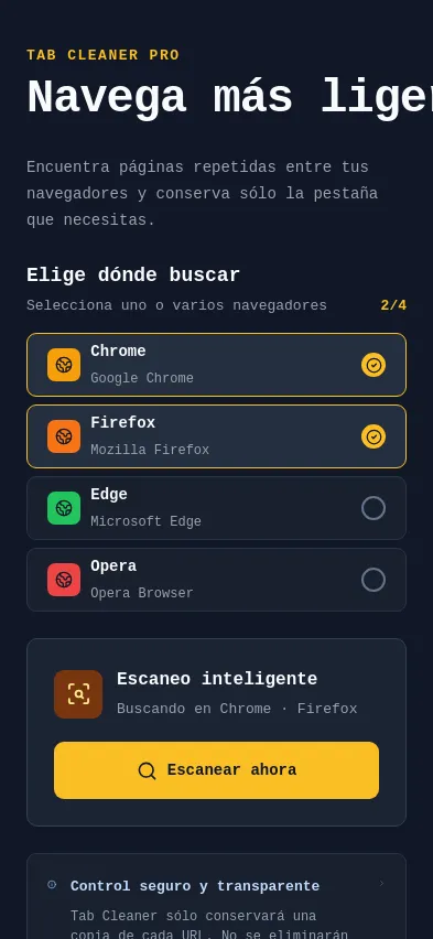 Tab Cleaner Pro
