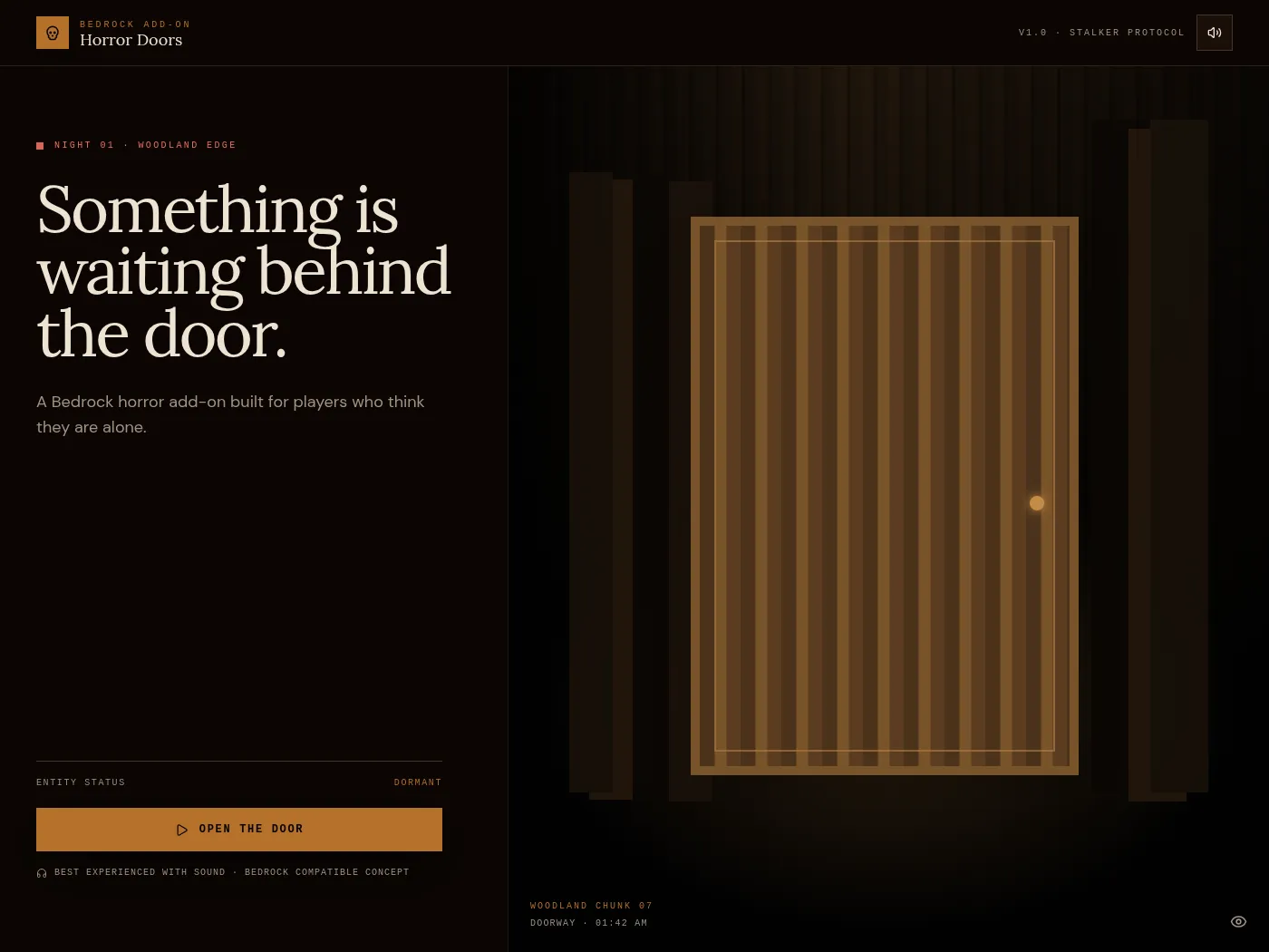 Horror Doors Bedrock