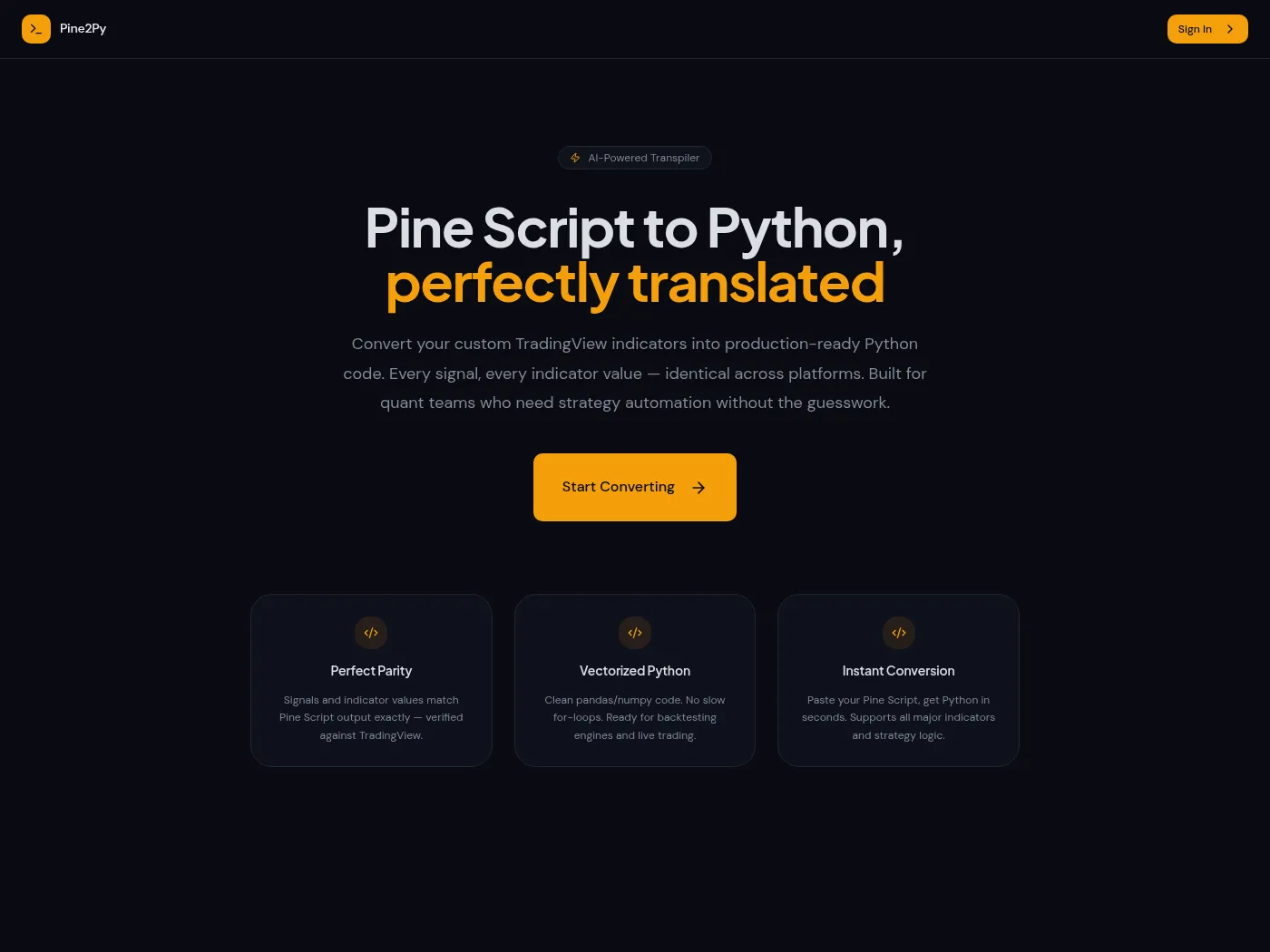 Pine2Py Converter