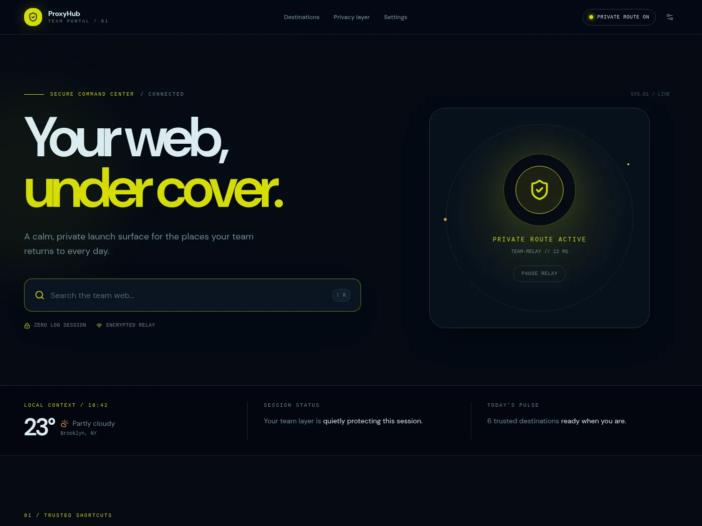 ProxyHub Portal