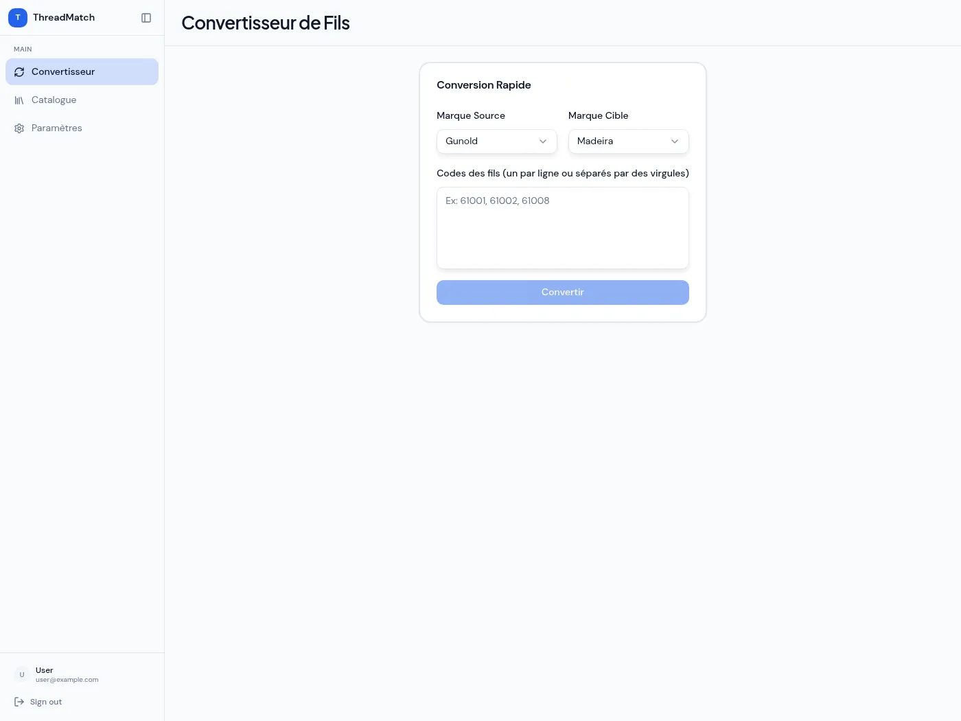 Thread Color Converter